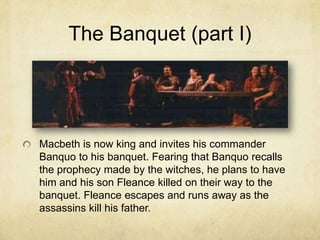 Macbeth English assignment: Presentation Act i-iii | PPTX