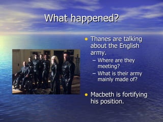 Macbeth Act V Scenes 1-3 | PPT