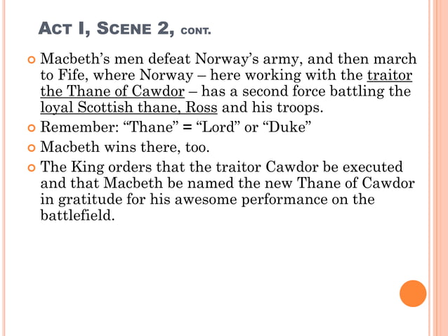 Macbeth ( analysis of acts ) | PDF