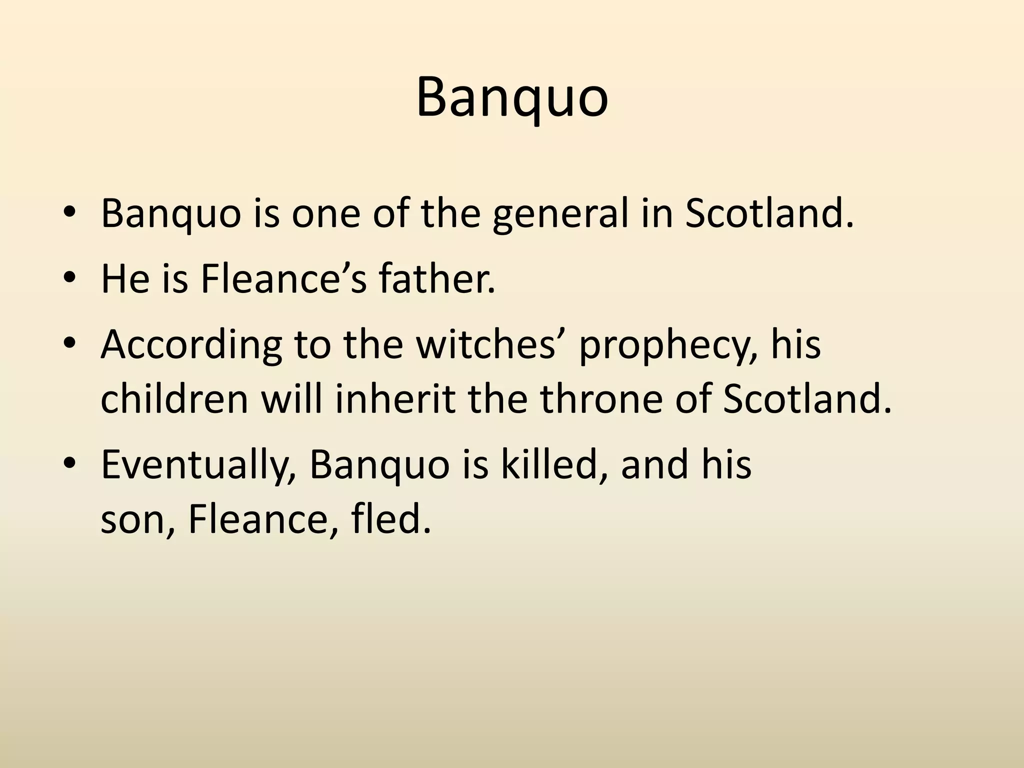 Macbeth assignment 3 | PPTX