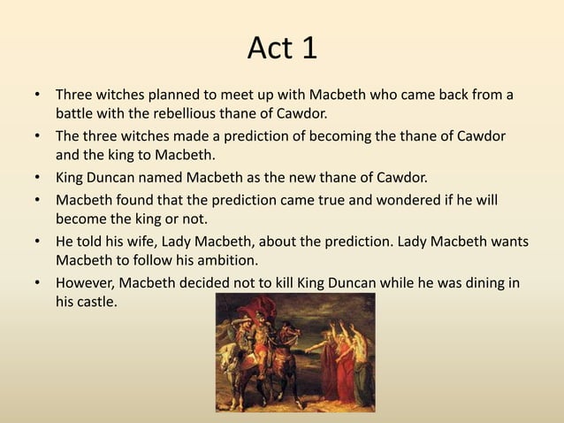 Macbeth assignment 3 | PPT
