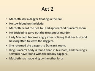 Macbeth assignment 3 | PPTX