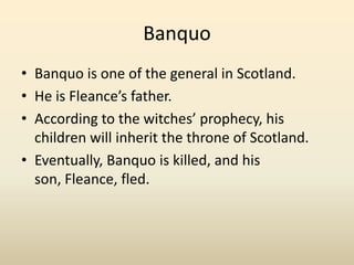 Macbeth assignment 3 | PPTX