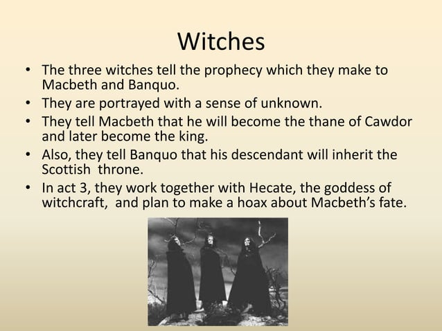 Macbeth assignment 3 | PPT