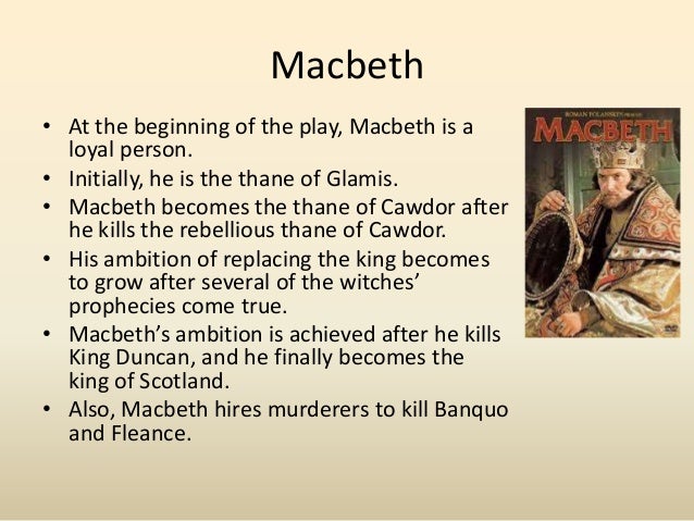 Macbeth assignment 3