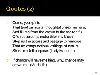 Macbeth by William Shakespeare presented by Monir Hossen | PPT | Free ...