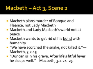 Macbeth Act Three - CAP Lesson | PPTX | Death, Injury, or Military ...