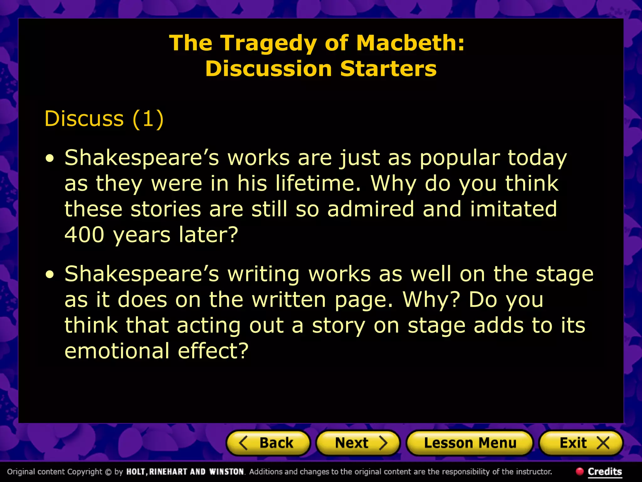 Macbeth Introduction | PPT