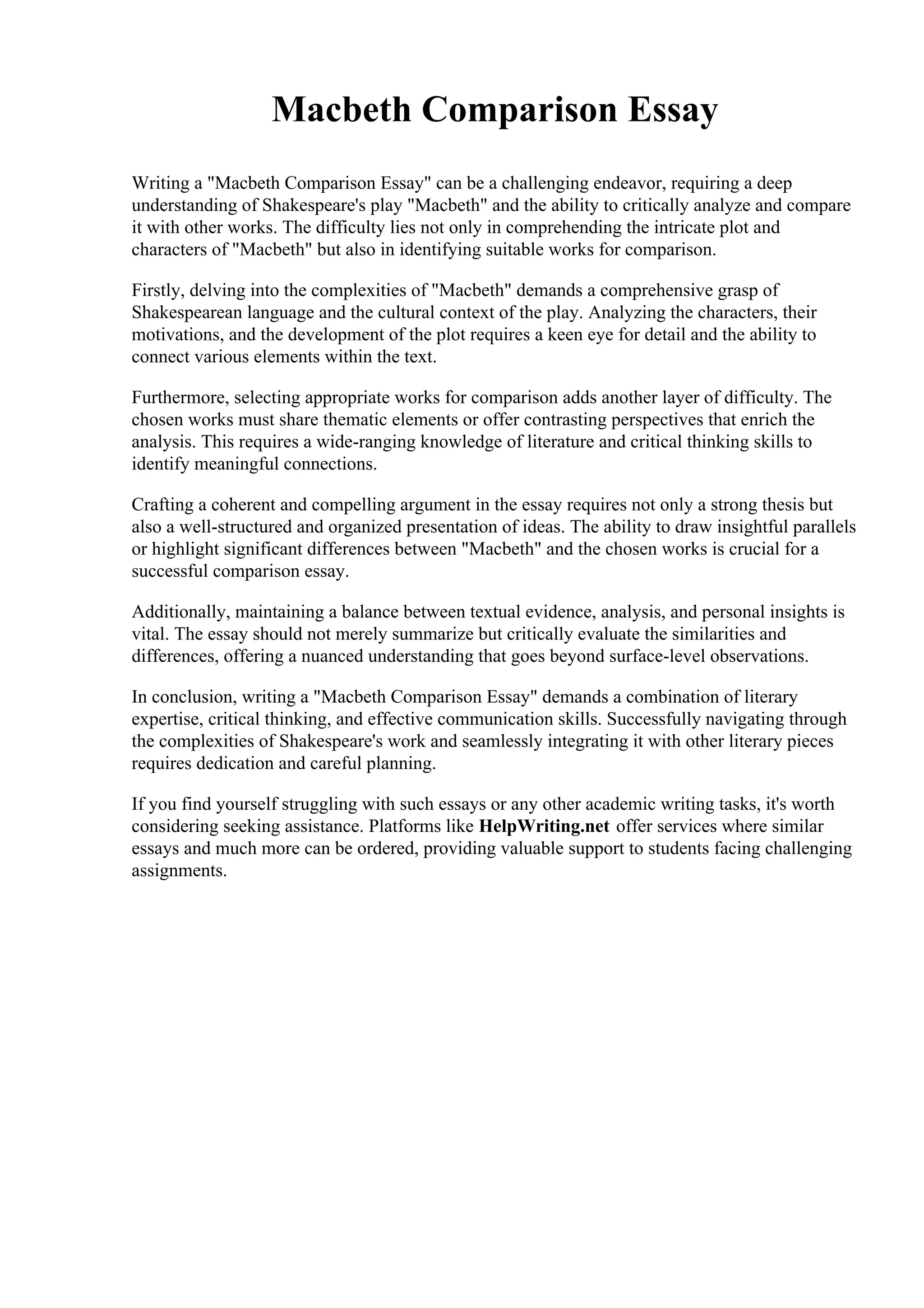 Macbeth Comparison Essay.pdf