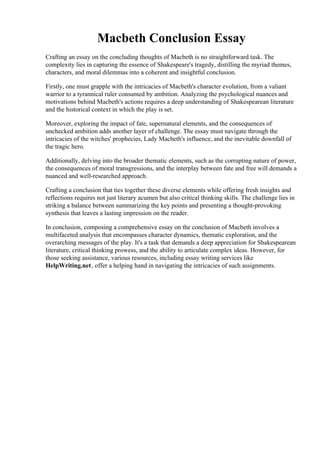 Macbeth Conclusion Essay.pdf