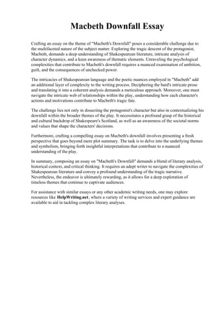 Macbeth Downfall Essay.pdf