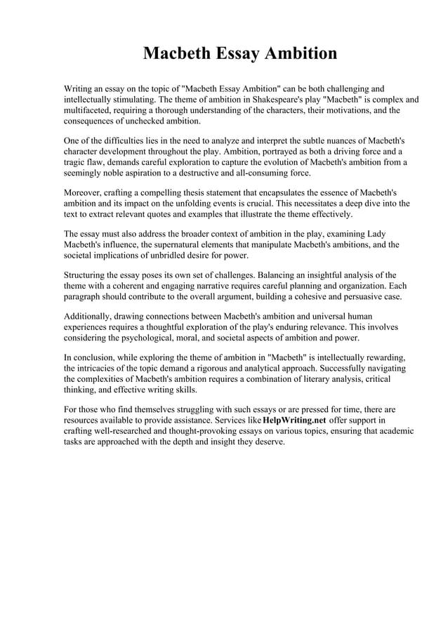 Macbeth Essay Ambition.pdf