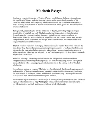 Macbeth Essays.pdf