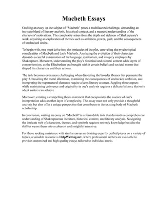 Macbeth Essays.pdf