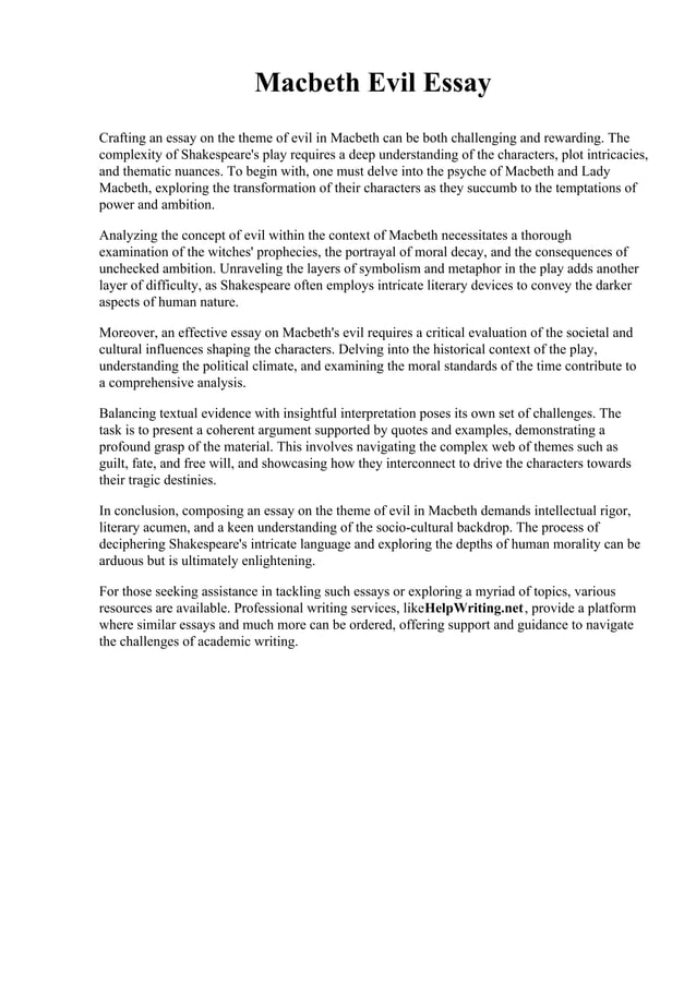 Macbeth Evil Essay.pdf