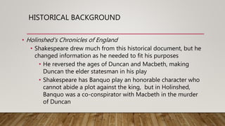 Macbethhistory | PPT