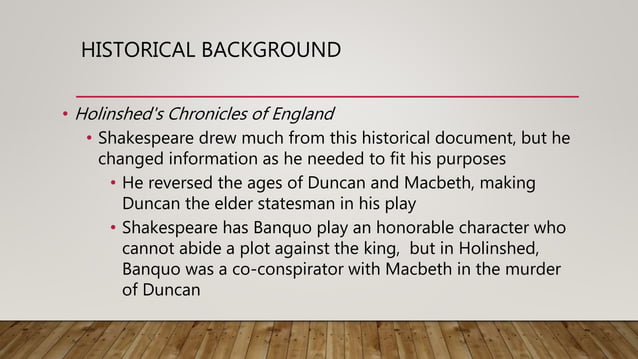 Macbethhistory | PPT