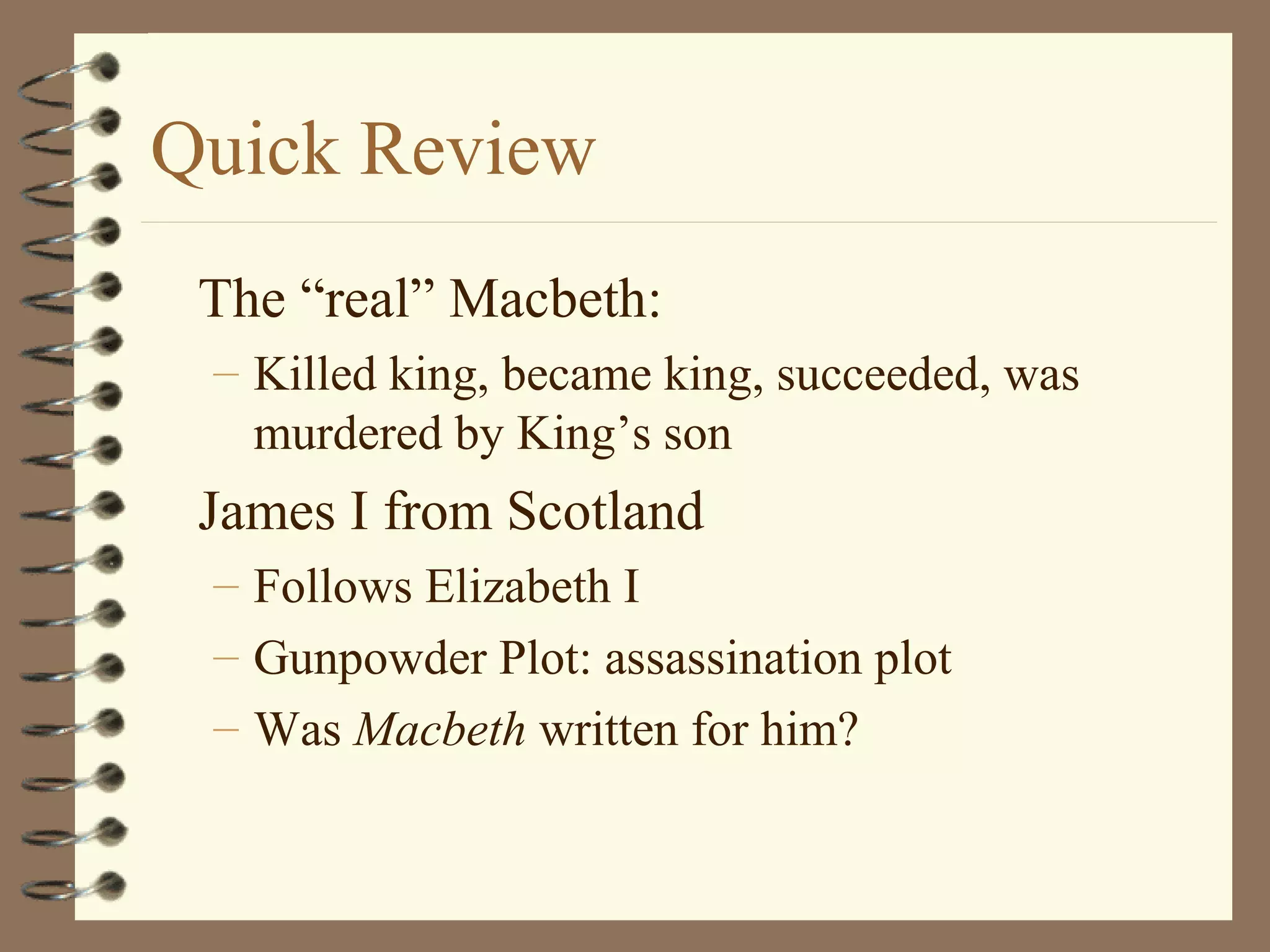 Macbeth intro | PPT