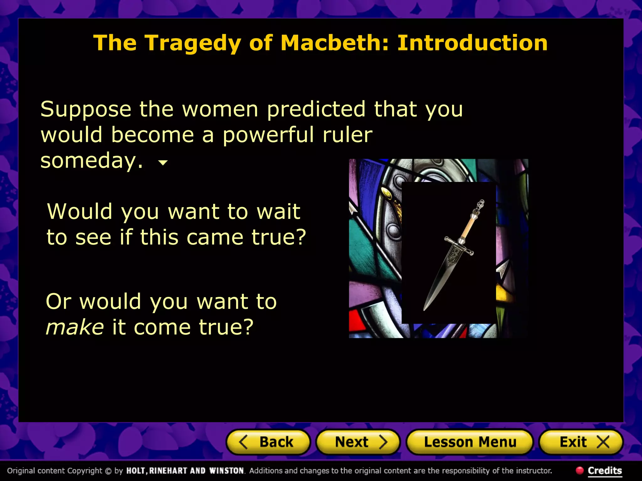 Macbeth introduction ppt | PPT