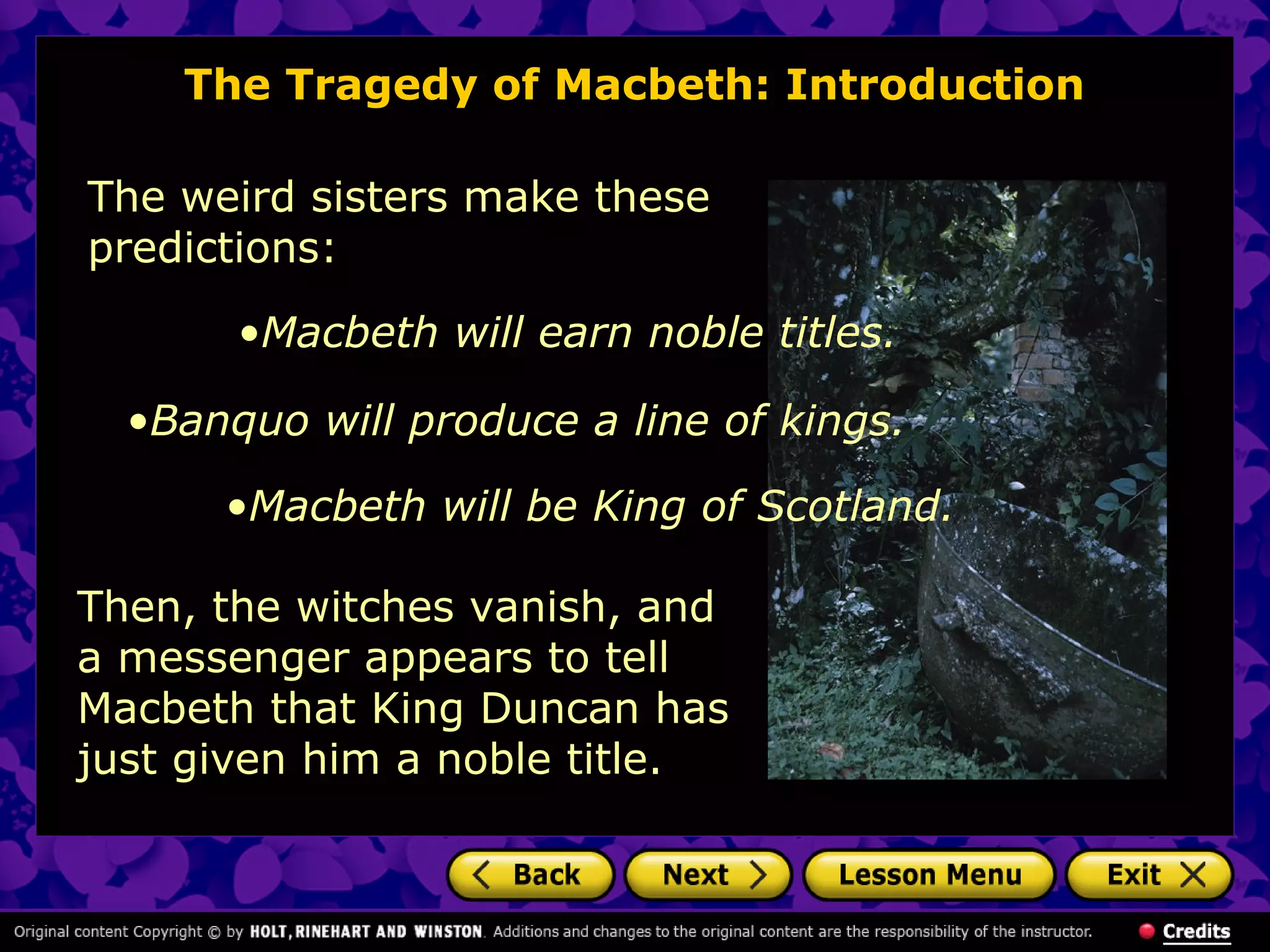 Macbeth introduction ppt | PPT