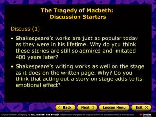 Macbeth introduction ppt | PPT