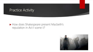 Macbeth intro GCSE 9-1 | PPTX