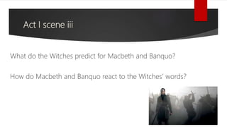 Macbeth intro GCSE 9-1 | PPTX