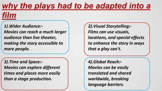 "Macbeth on screen" adaptation of "Macbeth play" | PPT