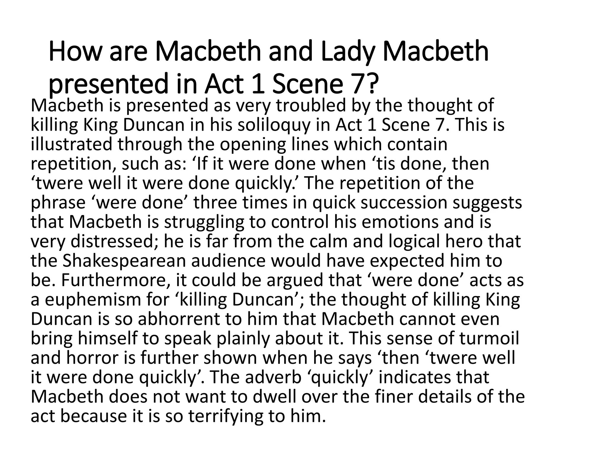 Macbeth Overview ppt | PPTX