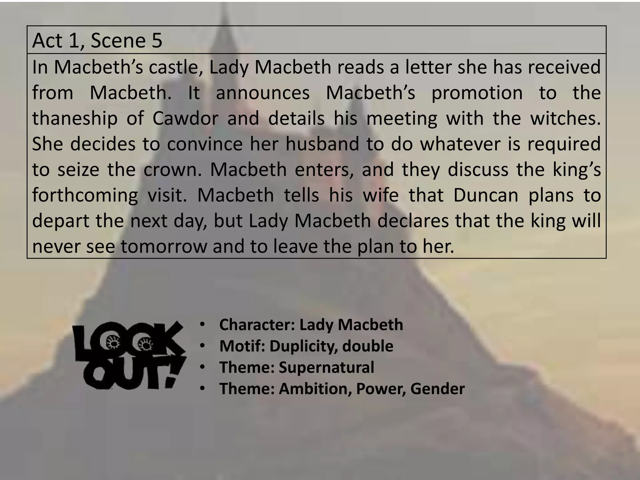 Macbeth Overview ppt | PPTX