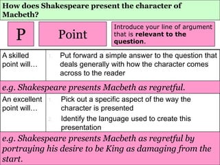 Macbeth PEE+ example | PPTX