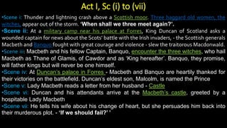 Macbeth - About the Play | PPTX