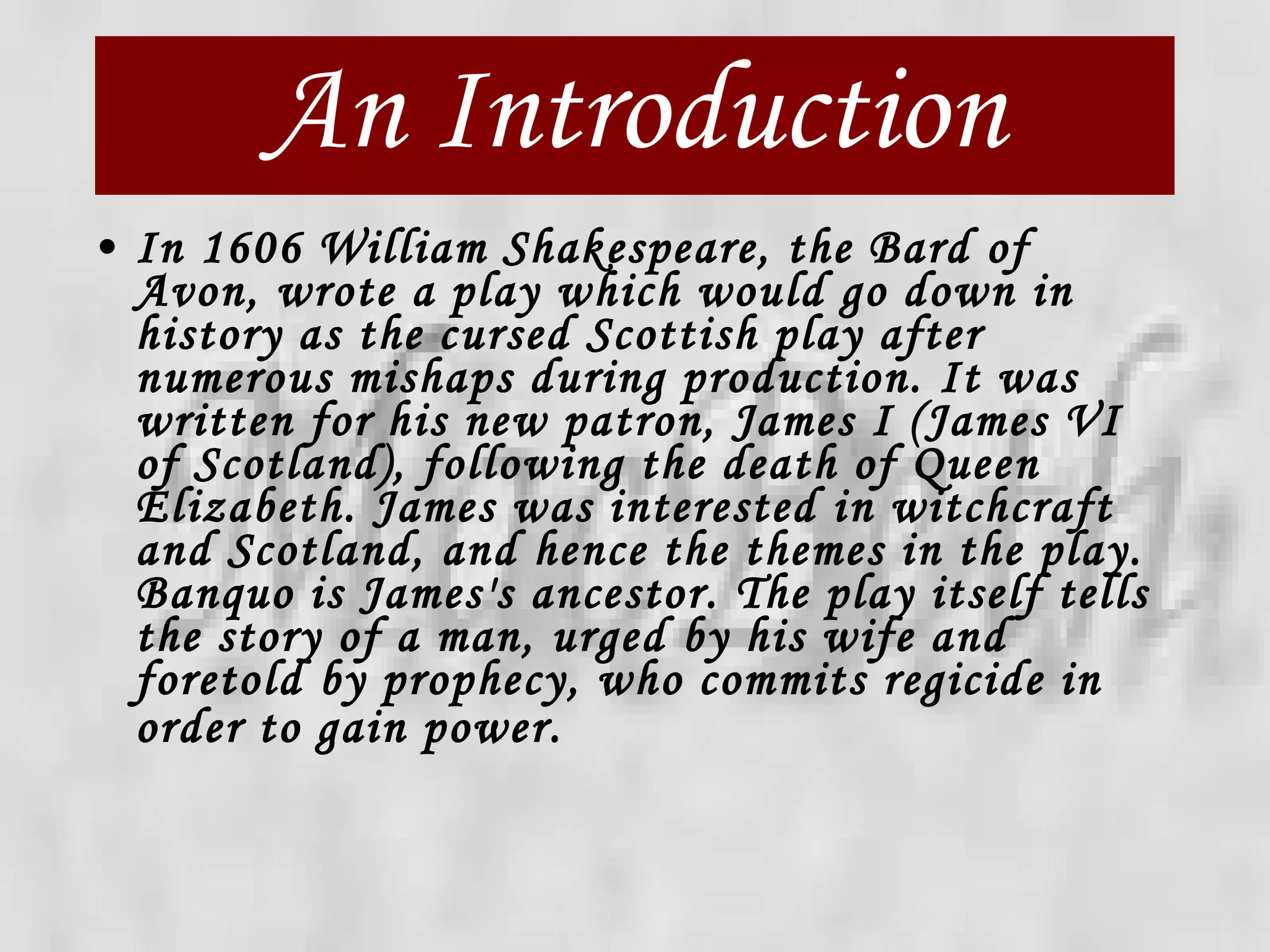Macbeth Power Point | PPT