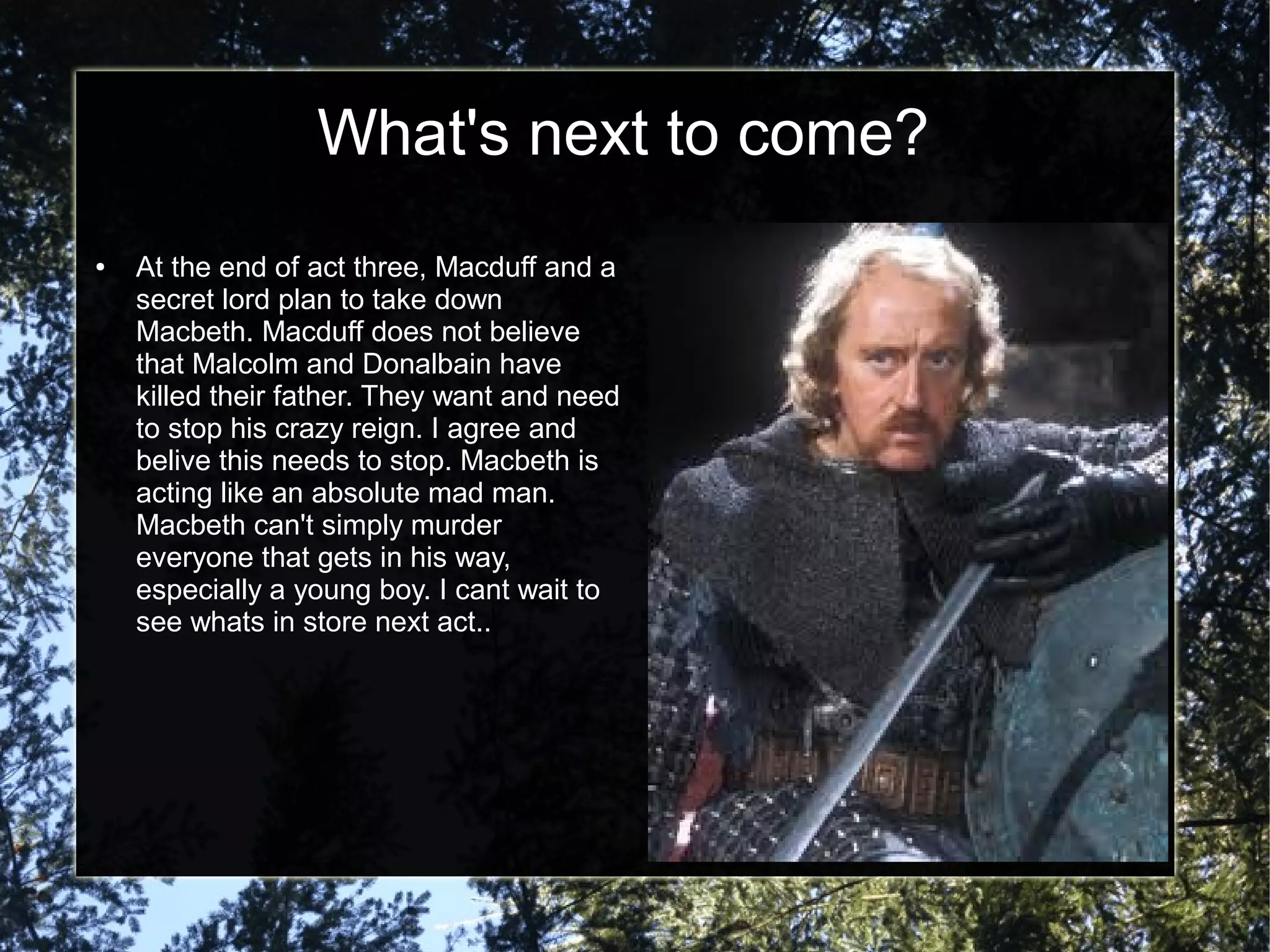 Macbeth powerpoint. | PPT
