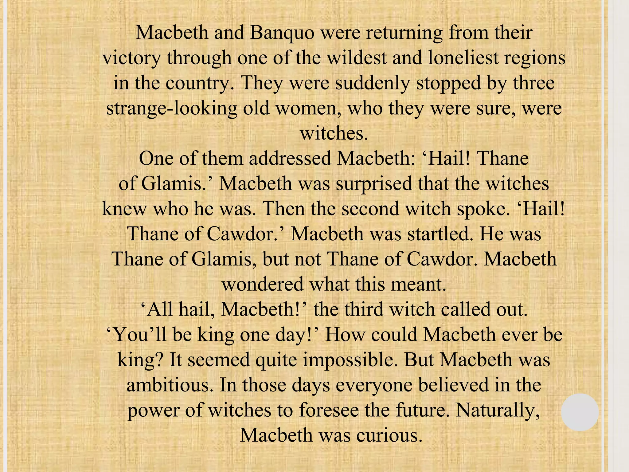 Macbeth powerpoint | PPT