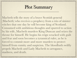 Macbeth | PPT | Celebrity Families | Pop Culture