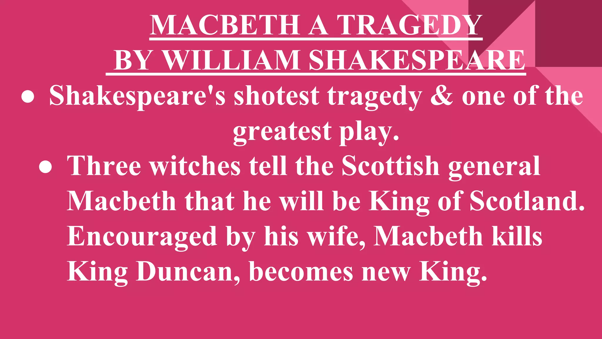 Macbeth presentation | PPT