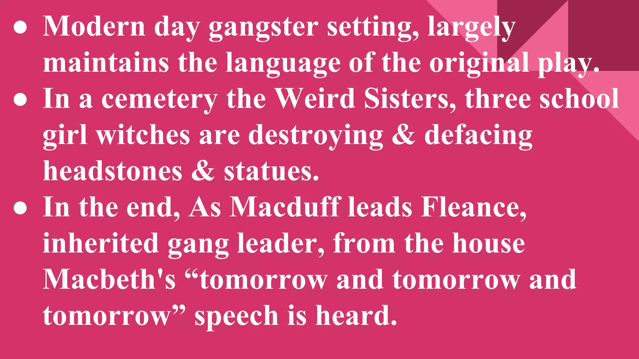 Macbeth presentation | PPT