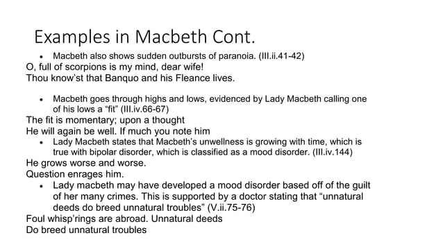 Macbeth psychological profiling- mood1 | PPT