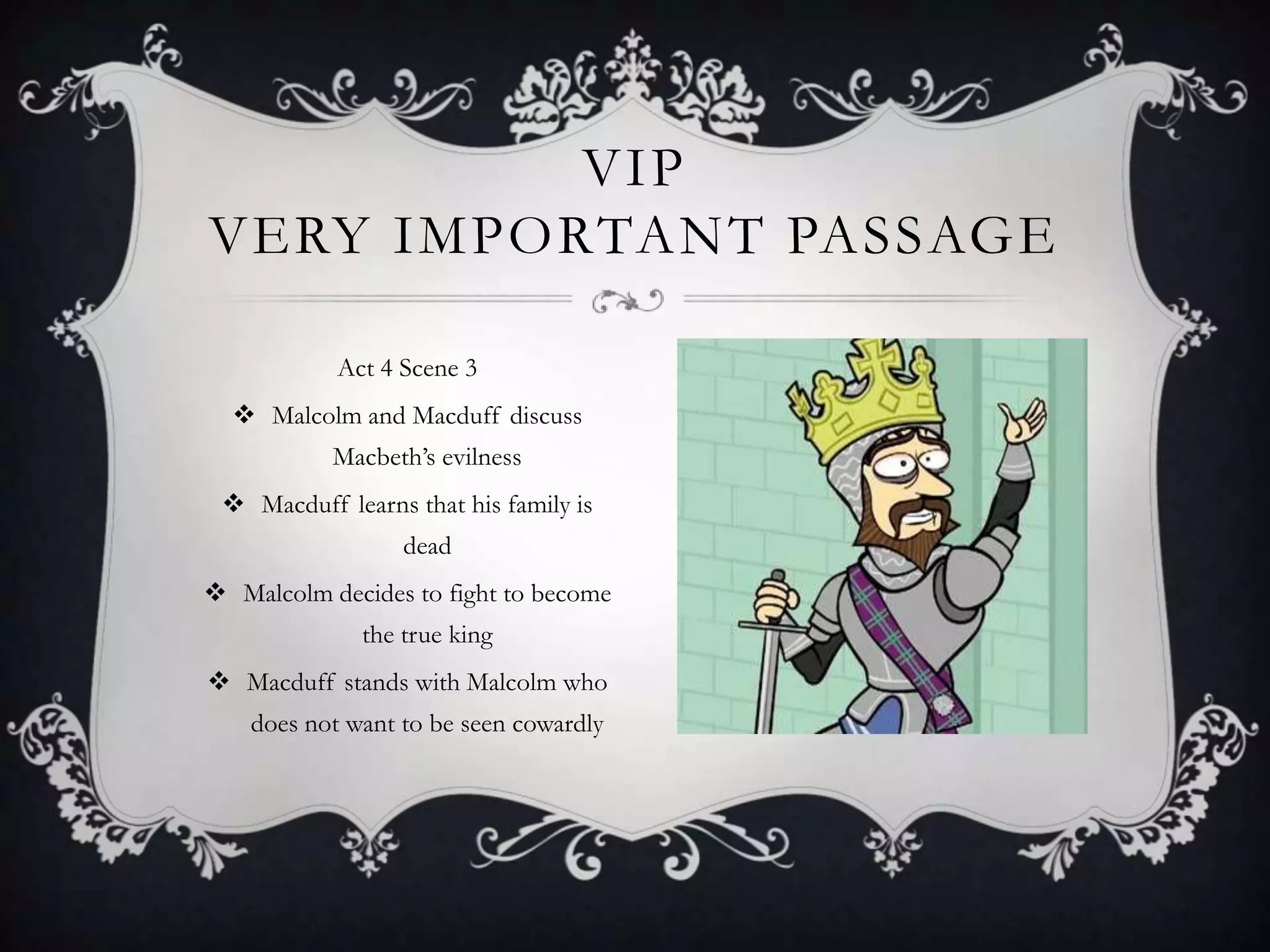 Macbeth review act 4 | PPTX