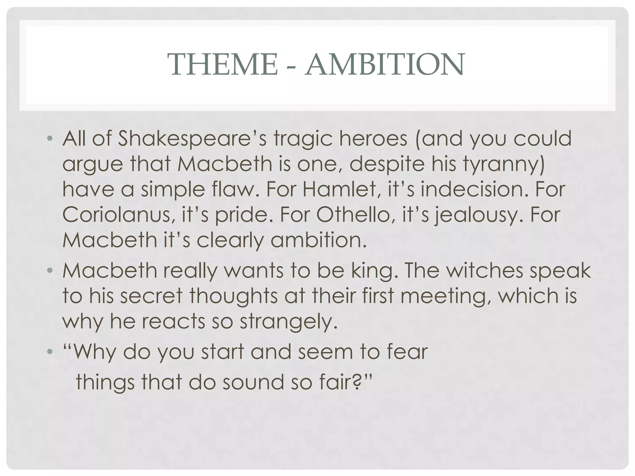 Macbeth revision | PPTX