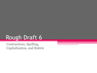 Macbeth Rough Draft 6 | PPT | Books and Literature