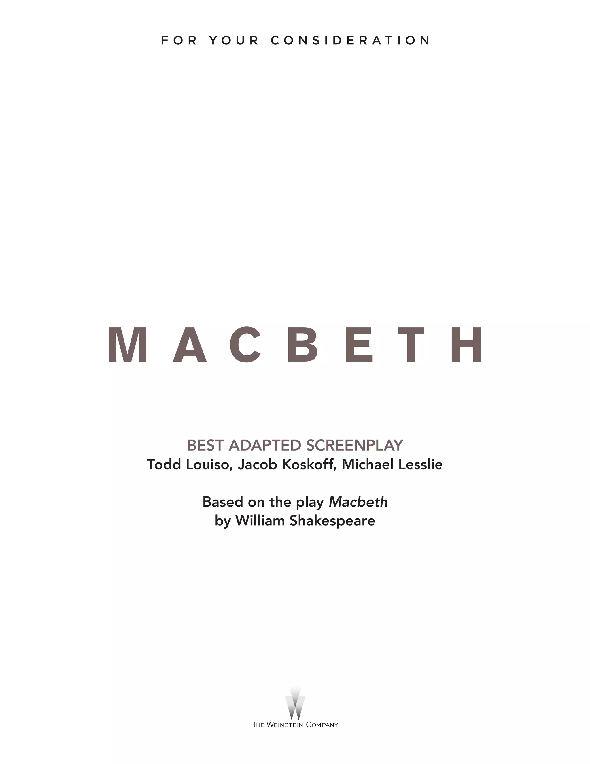 Macbeth Script Annotated Compressed Part 1 | PDF