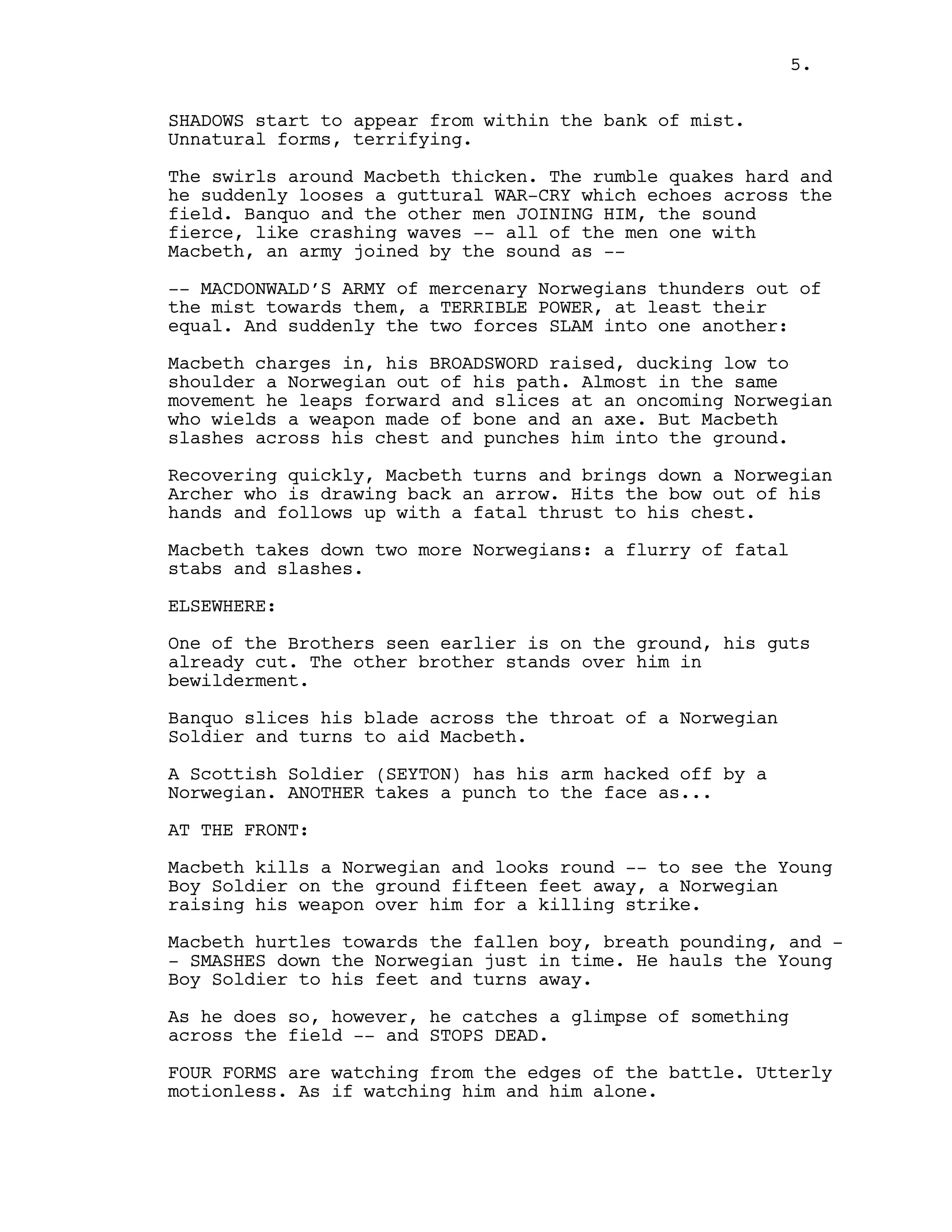 Macbeth Script Annotated Compressed Part 1 | PDF