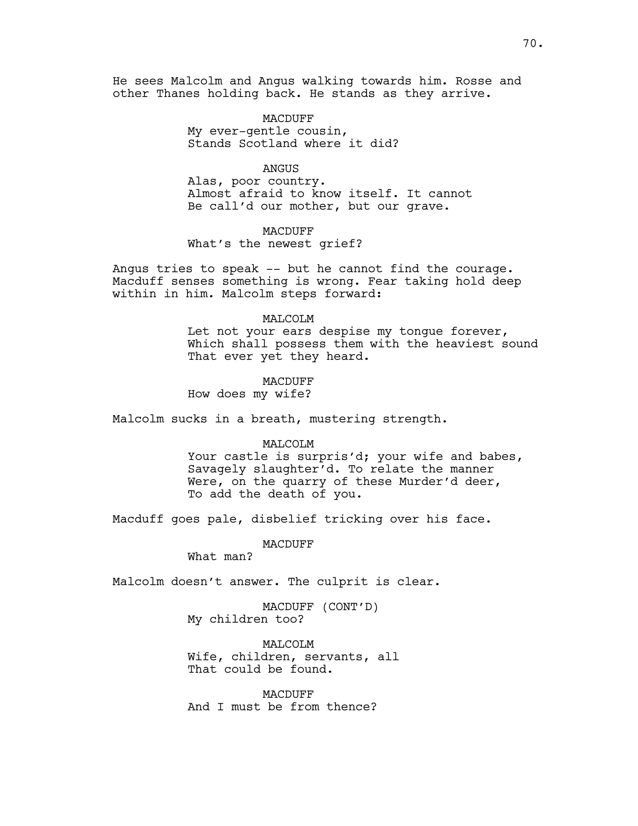 Macbeth Script Annotated Compressed Part 2 | PDF