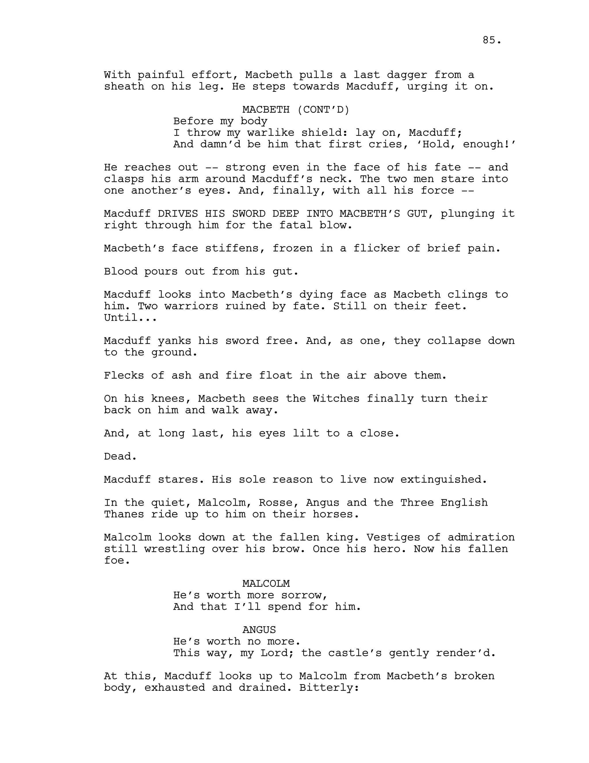 Macbeth Script Annotated Compressed Part 2 | PDF