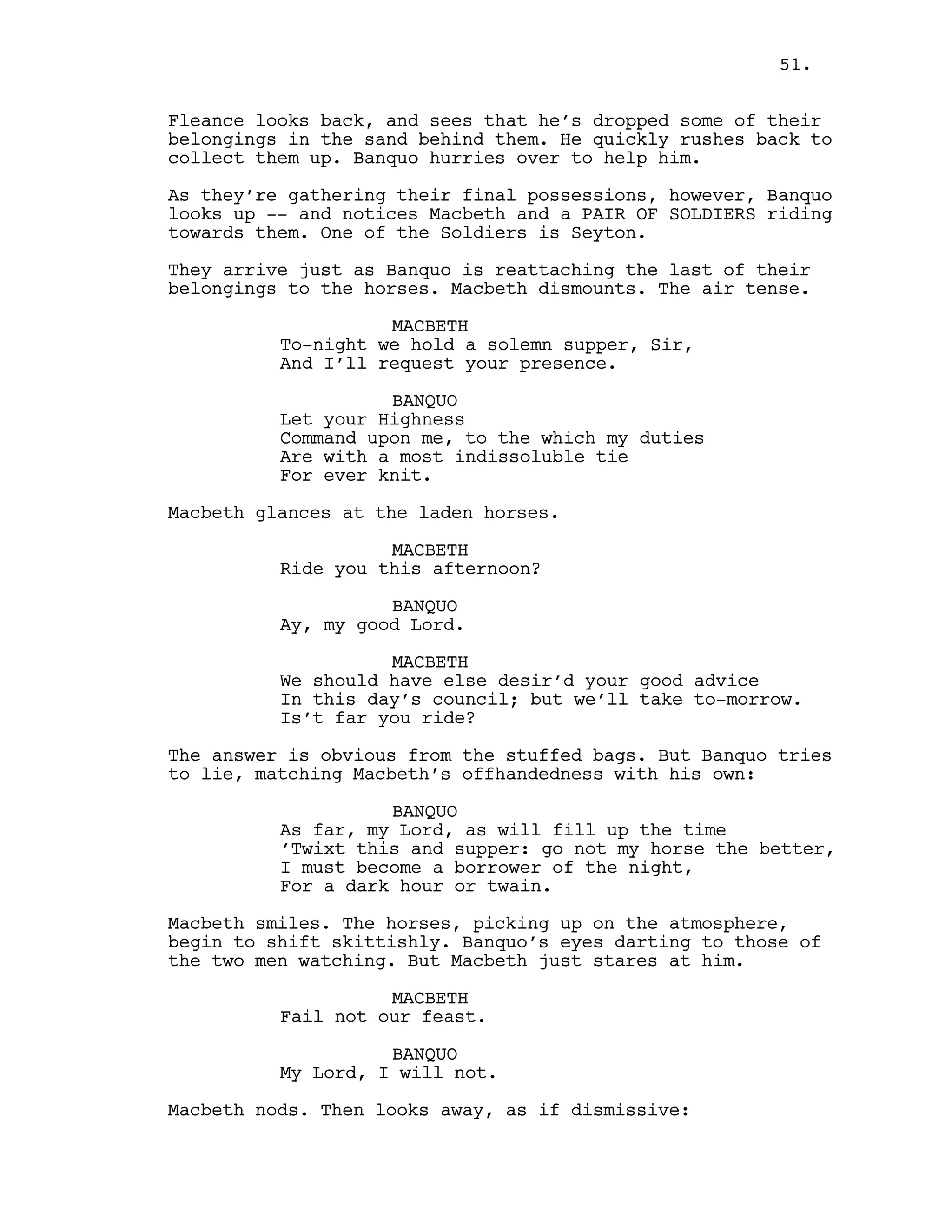 Macbeth Script Annotated Compressed Part 2 | PDF