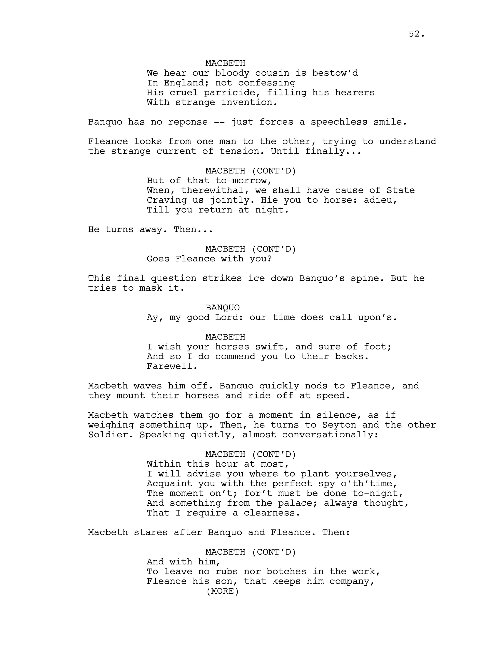 Macbeth Script Annotated Compressed Part 2 | PDF