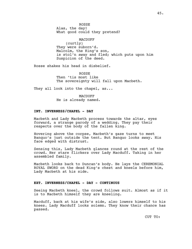 Macbeth Script Annotated Compressed Part 2 | PDF