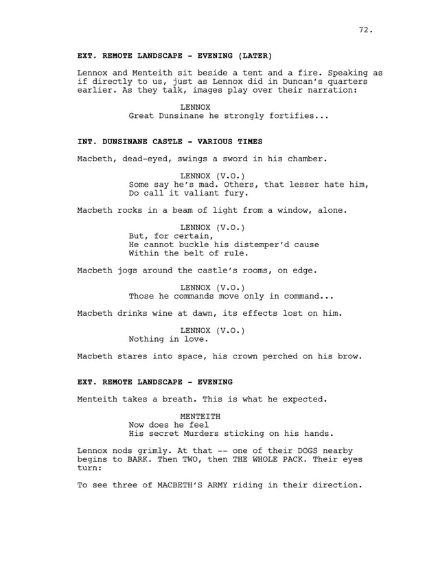 Macbeth Script Annotated Compressed Part 2 | PDF